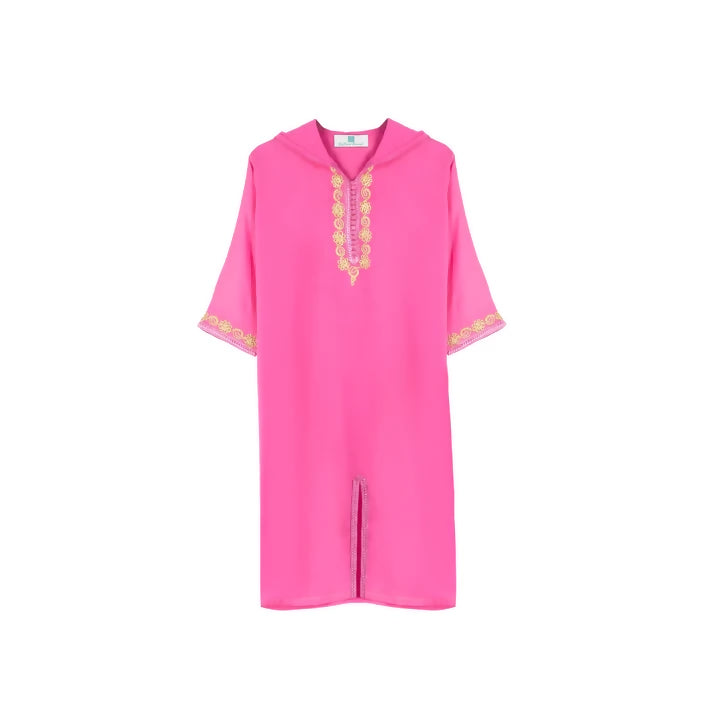 Pink Moroccan Djellaba for girls kids – MyTindy