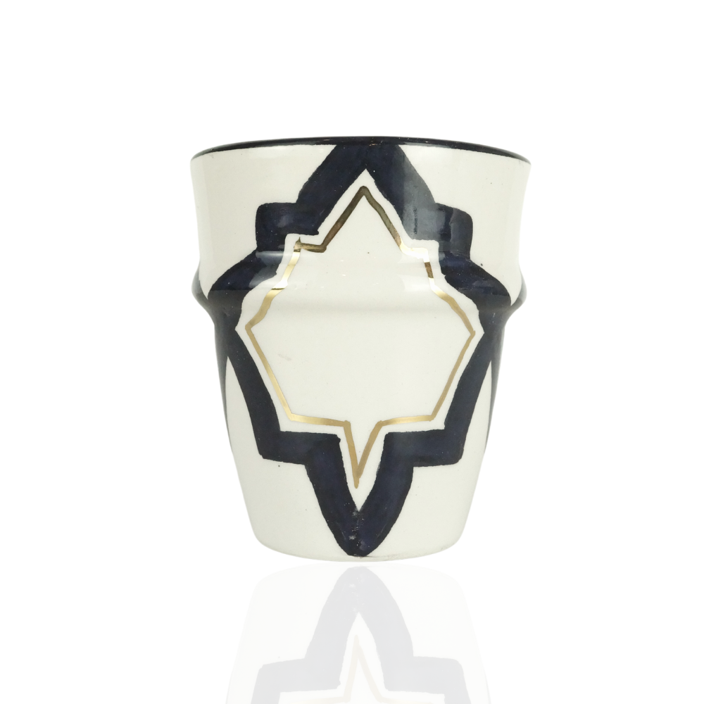 Dark Blue pattern Coffee Cups – MyTindy