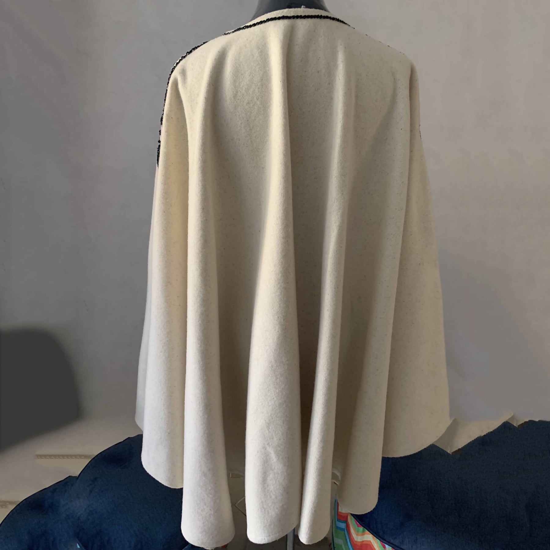 Black and White Beaded Cape II – MyTindy