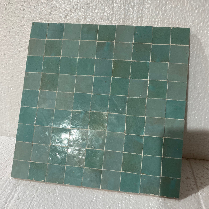Handmade Unicolor Moroccan Zellige - Fez Handmade Clay Tile Moroccan Z ...