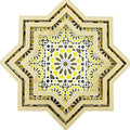 Nested Set of 3 Trays with Moroccan Zellige - MyTindy